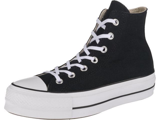 Converse Chuck Taylor All Star Platform High Top Sneaker, Black/White ...