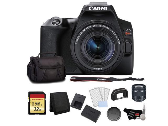 Canon EOS Rebel SL3 DSLR Camera with 18-55mm Lens (Black) Bundle with ...
