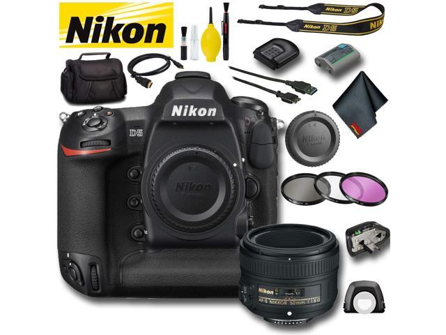 Nikon D5 DSLR Camera (Dual XQD Slots) (Intl Model) Standard Bundle ...