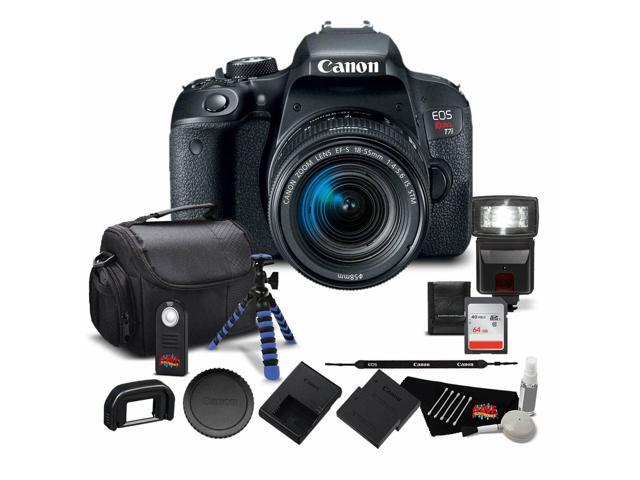 Canon EOS Rebel T7i Digital SLR Camera with 18-55mm Lens 1894C002 ...