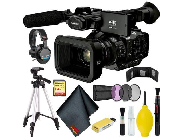 Panasonic AG-UX180 4K Premium Professional Camcorder Bundle w ...