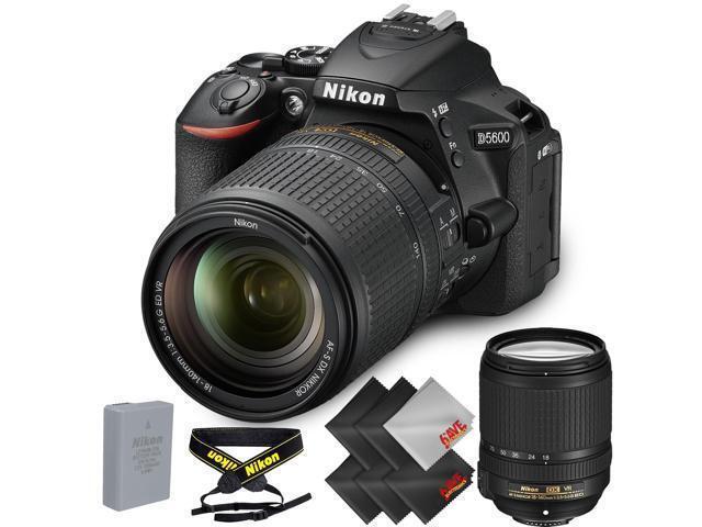 Nikon D5600 DSLR Camera with 18-140mm Lens International Version (No ...