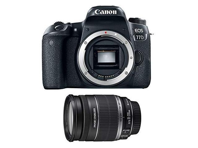 Canon EOS 77D DSLR Camera + Canon EF-S 18-200mm f/3.5-5.6 IS Lens ...