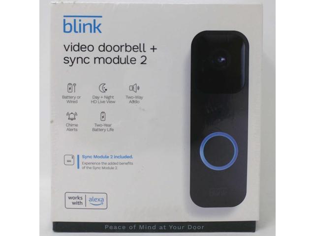 Blink Video Doorbell + Sync Module 2 | Two-way audio, HD video, motion ...