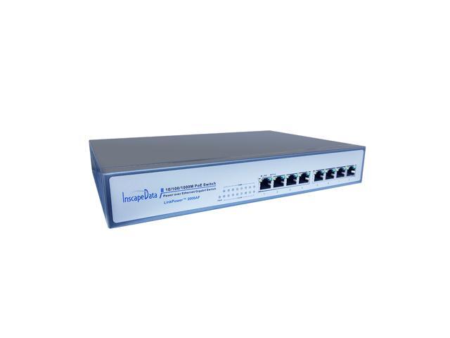 LinkPower 2008AF 8 Port Gigabit PoE switch, IEEE802.3af, each port 15 ...