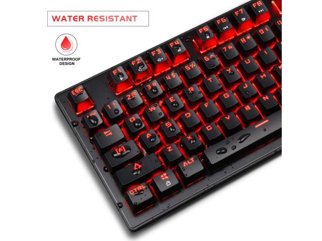MK1 PC Mechanical Gaming Keyboards - Red LED Backlit Mechanical ...
