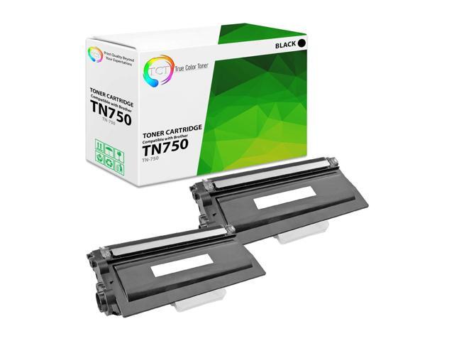 TCT TN750 Toner Cartridge 2 Pack - Premium Compatible Replacement for ...