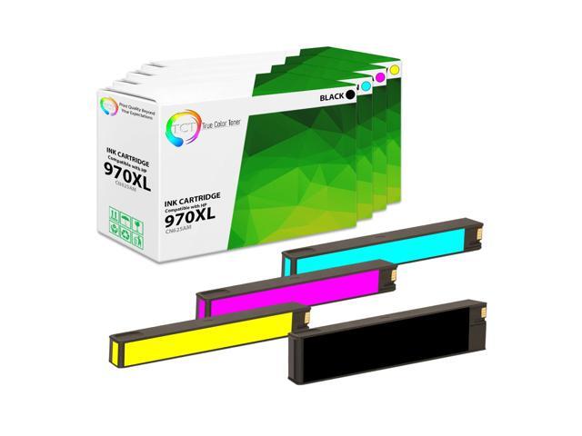 True Color Toner 970XL 971XL Ink Cartridge 4 Pack - Premium Compatible ...
