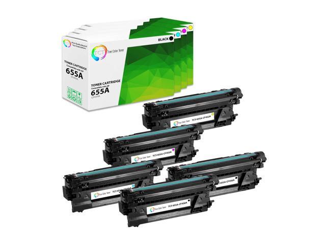True Color Toner 655A Toner Cartridge 5 Pack - Premium Compatible ...