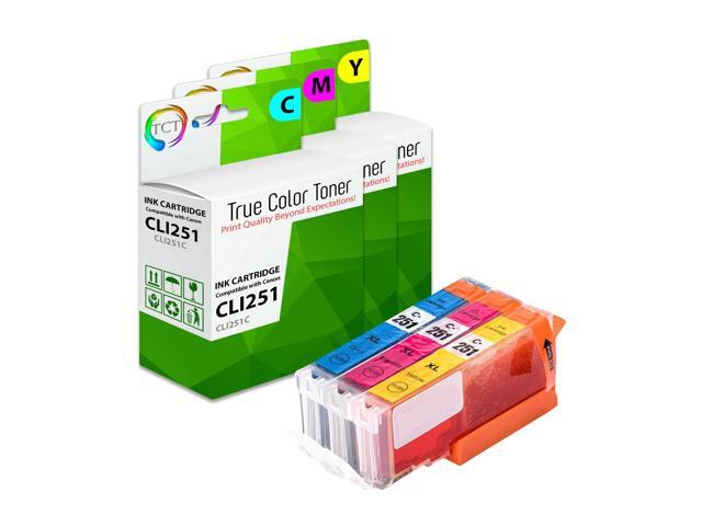 True Color Toner CLI251 Color Ink Cartridge 3 Pack - Premium Compatible ...