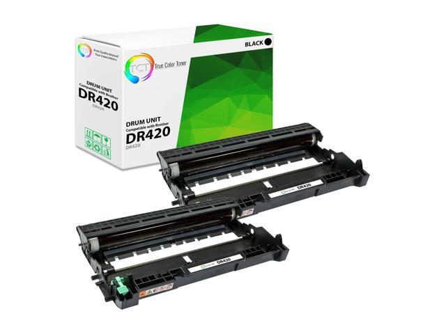 TCT DR420 Drum Unit 2 Pack - Premium Compatible Replacement for Brother ...