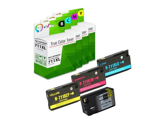 True Color Toner 711XL Ink Cartridge 4 Pack - Premium Compatible ...