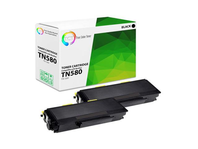 True Color Toner TN580 Toner Cartridge 2 Pack - Premium Compatible ...