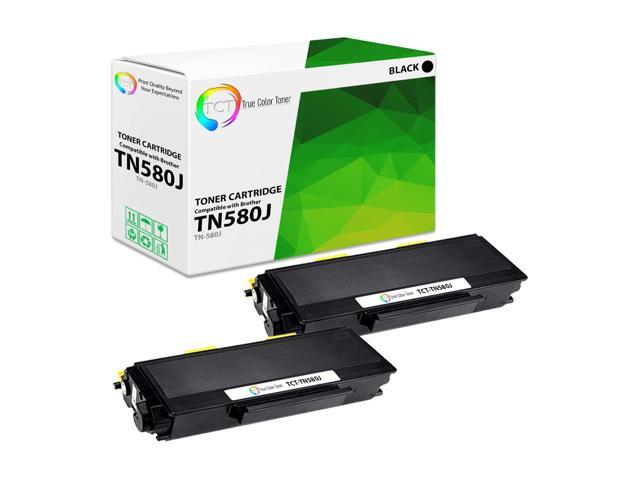 True Color Toner TN580 Toner Cartridge 2 Pack - Premium Compatible ...