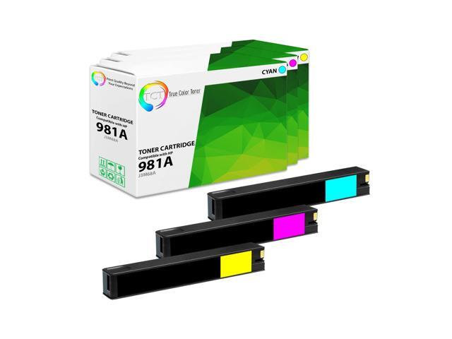 True Color Toner 981A Color Ink Cartridge 3 Pack - Premium Compatible ...