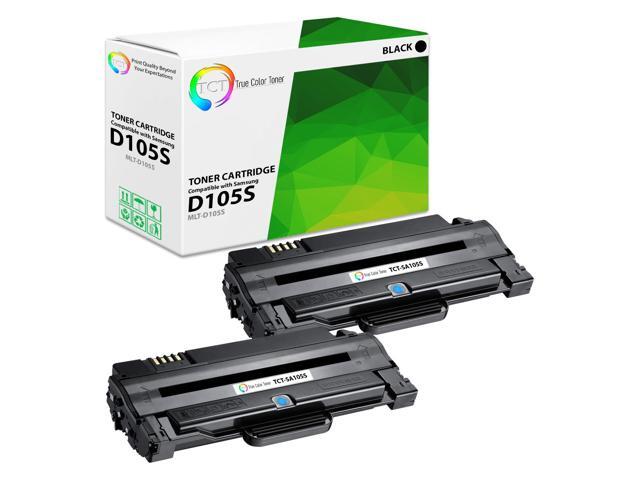 True Color Toner D105S Toner Cartridge 2 Pack - Premium Compatible Replacement for Samsung MLT ...