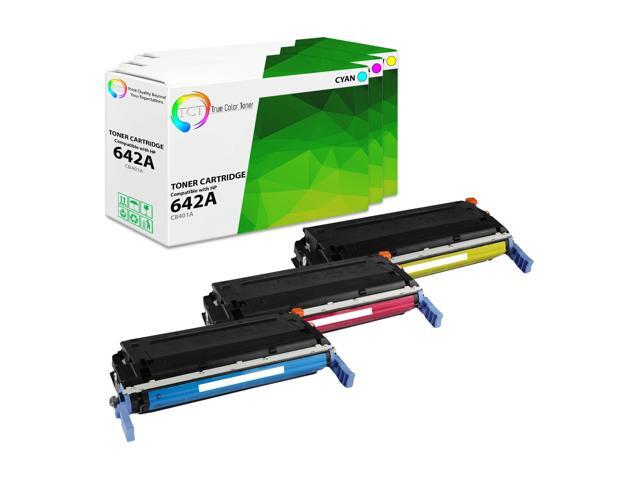 True Color Toner 642A Color Toner Cartridge 3 Pack - Premium Compatible ...