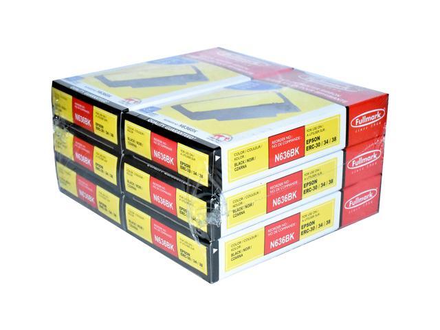 Fullmark N636BK Nylon Printer Ribbon compatible replacement for Epson ...