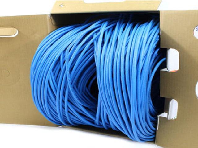 Elite Cat6 Riser (CMR), 1000ft, 550MHz, 23AWG, UTP, Solid Bare Copper ...