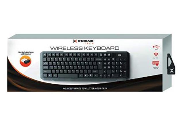 Xtreme Wireless Keyboard 2.4G Black - Newegg.ca