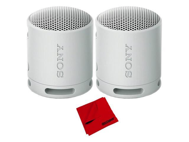 Sony XB100 Compact Bluetooth Wireless Speaker Grey 2 Pack with Cleaning ...