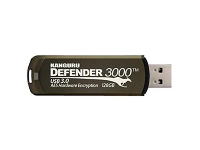 Kanguru - KDF3000-128G - Kanguru Defender3000 FIPS 140-2 Certified ...