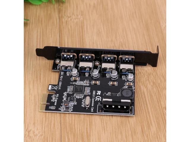 USB 3.0 PCI-E Card/Host Controller Card 4 USB Ports VL805 Chipset Hot ...