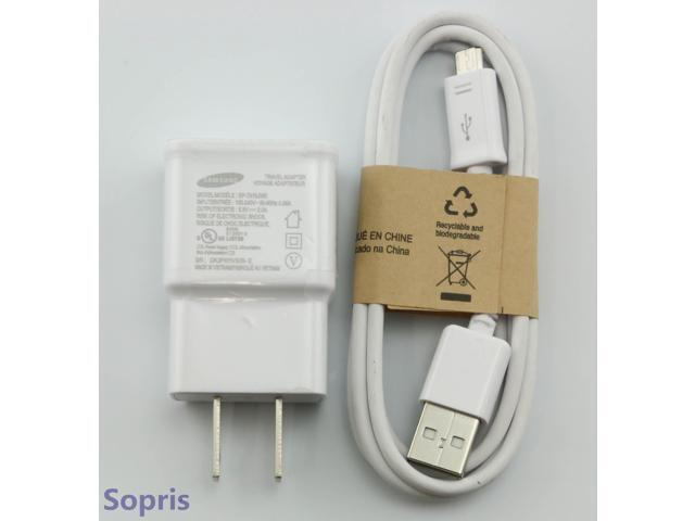 Genuine Samsung Original Quick Charge Wall Charger & Data USB Cable for ...