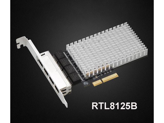 Realtek RTL8125B Ghip PCIE Gigabit Ethernett Adapter Card Upgraded 2 ...
