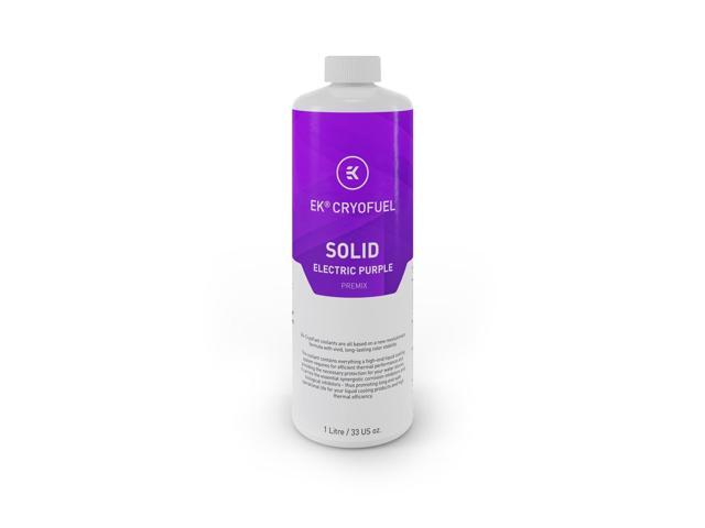 EKWB EK-CryoFuel Solid Premix PC Coolant, 1000mL, Electric Purple ...