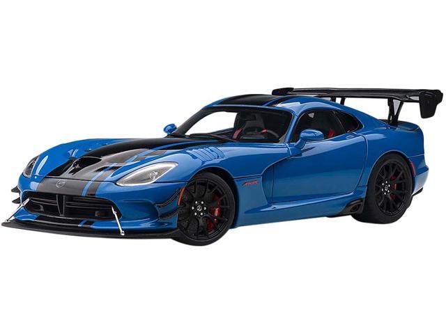 2017 Dodge Viper ACR Competition Blue with Black Stripes 1/18 Model Car ...