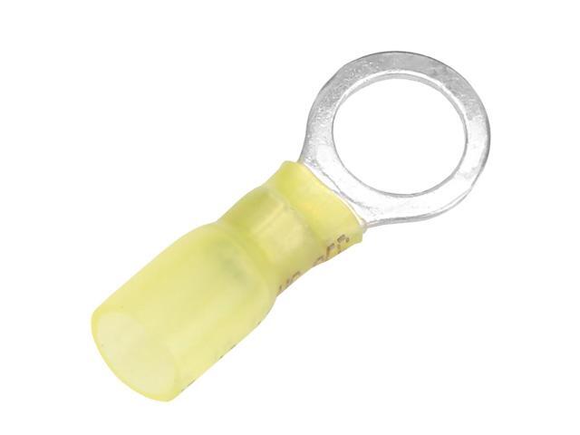 Pacer 12-10 AWG Heat Shrink Ring Terminal - 3/8" Stud Size - 100 Pack ...