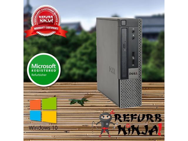 Refurbished: Dell Optiplex 990 Ultra Small Form Factor Desktop, Intel Quad-Core i5-2400S, (2 ...