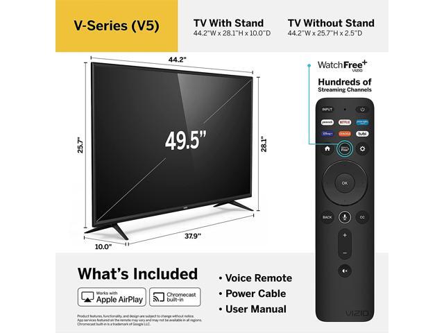 VIZIO V-Series 50" Class (49.5" Diag.) 4K HDR Smart TV | V505-J09 ...