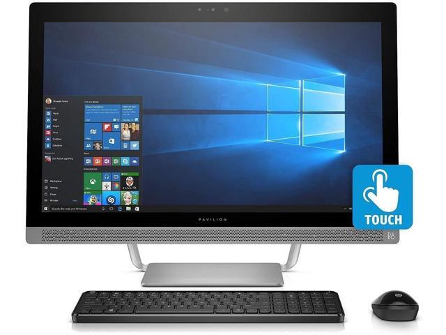 Refurbished: HP Pavilion 24-b223w 23.8" AIO PC, Intel Core i3-7100T 6GB ...