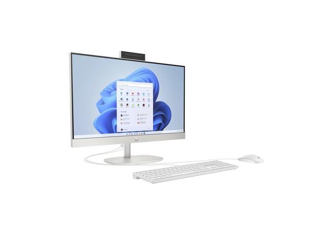 Refurbished: HP 24-cr0010 23.8" FHD AIO Desktop AMD Athlon Silver 7120U ...
