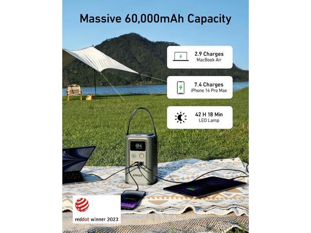 Anker 60,000mAh 548 Power Bank (PowerCore Reserve 192Wh), LiFePO4 ...