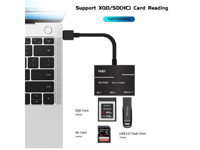 LUOM XQD Card Reader USB 3.0 XQD Memory Card Reader High Speed Camera ...