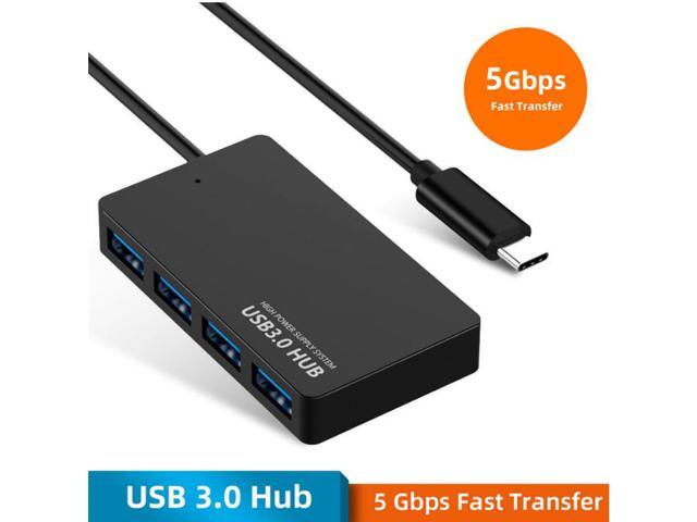 LUOM USB-C Type-C Data Hub 4 Ports USB 3.0 Hub, USB Portable Multi-Port ...