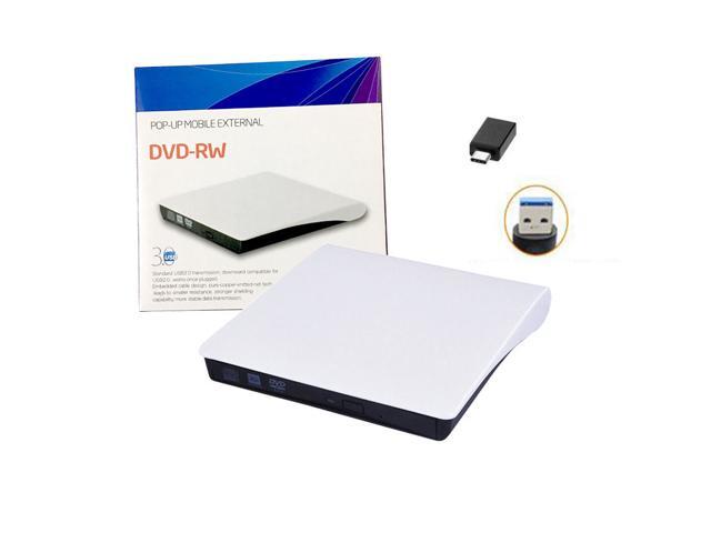 XD001 External CD DVD Drive USB 3.0 and Type-C Portable CD/DVD Player ...