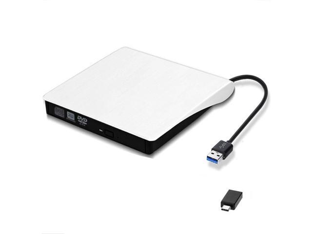 External DVD Drive,XD001 USB 3.0 Type C Portable CD Drive Slim DVD/CD ...