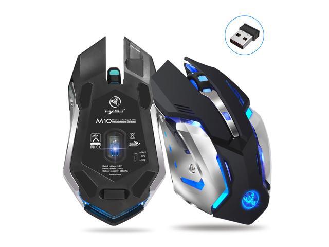 LUOM Wireless Gaming Mouse, M10 Wireless Rechargeable Mouse with ...