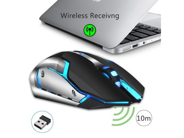 LUOM M10 Optical 2.4G Wireless Mouse with USB Receiver, Portable Gaming ...