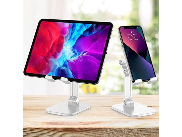 Upgraded Adjustable Desktop Cell Phone Holder, Cradle Dock Tablet Stand ...