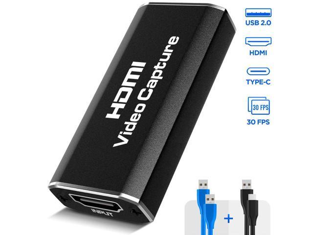 Video Capture Card 4k, HDMI Capture to USB 3.0/Type-C Video Capture ...