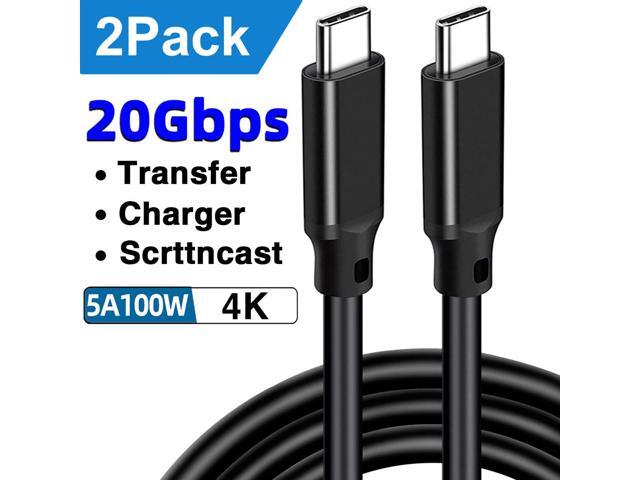 USB C to C 3.2 Gen 2X2 Cable - 20Gbps Data Transfer - 4K 60Hz HDR Video ...