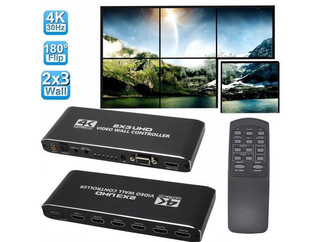 4K Video Wall Controller 14 Display Modes 1x1, 1x2, 1x3, 1x4, 1x5,1x6 ...