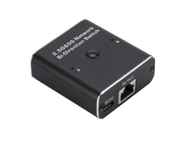 LUOM 2.5G/5G Gigabit RJ45 Network Ethernet Adapter Switch, Ethernet ...