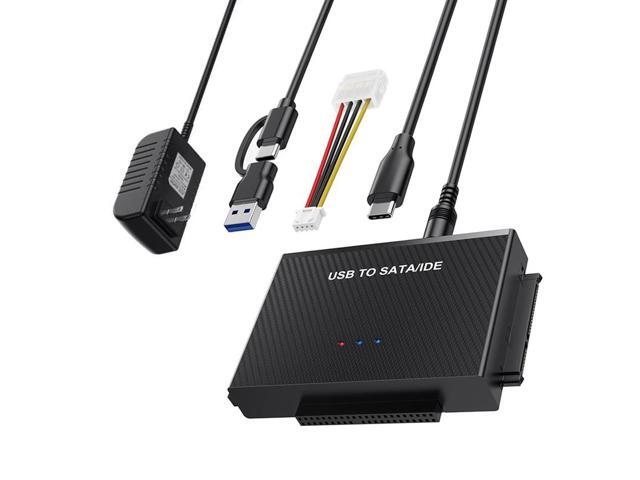 LUOM USB C to SATA IDE Adapter - 2.5in / 3.5in - External Hard Drive to ...