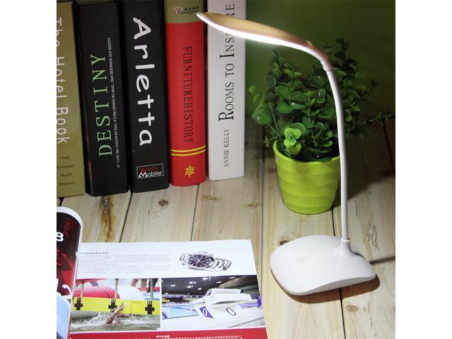 RCF LED Desk Lamp Touch Switch Flexible LED Reading Lamp 3-level ...